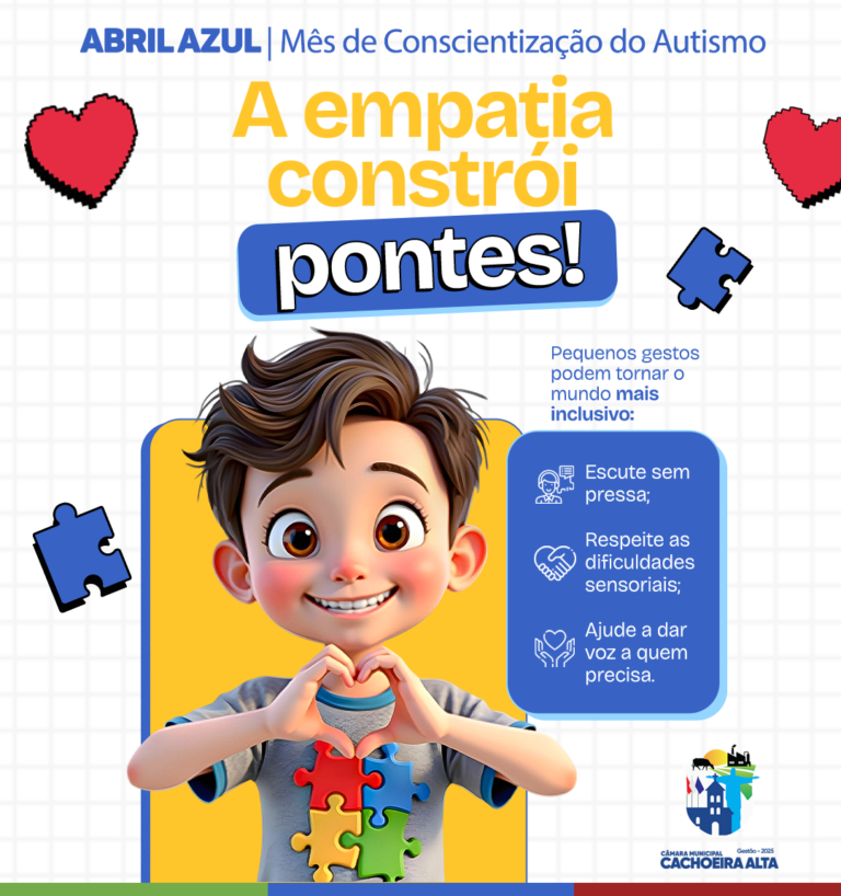 Abril Azul: Mês da Conscientização do Autismo – Câmara Municipal de ...